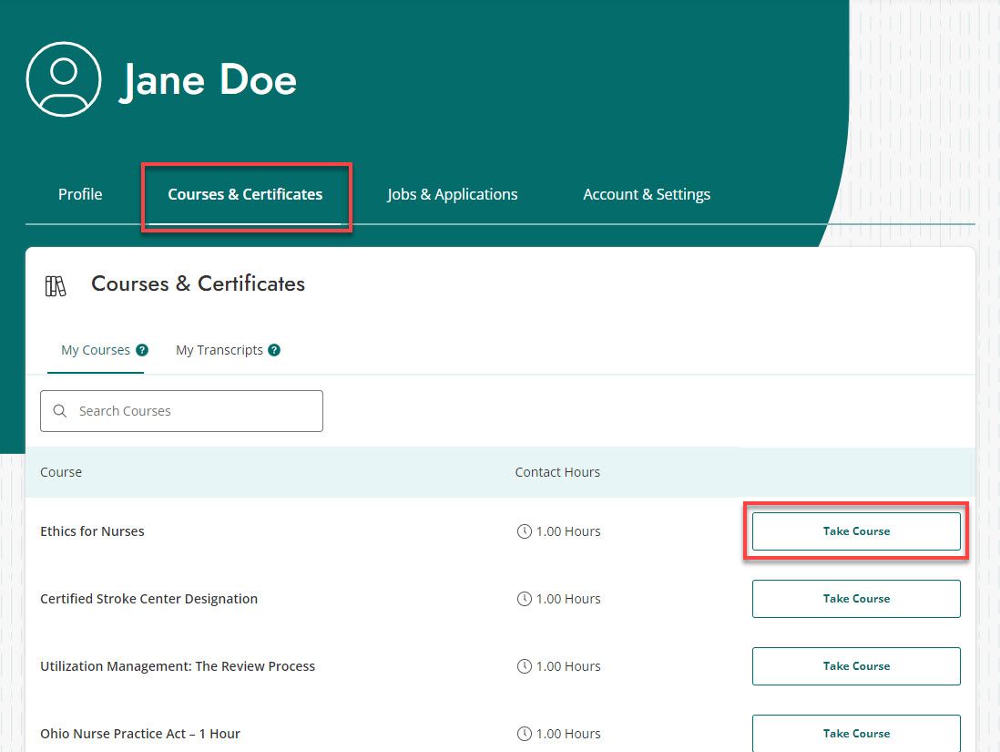 Adding and Starting Courses With The Unlimited CE Subscription