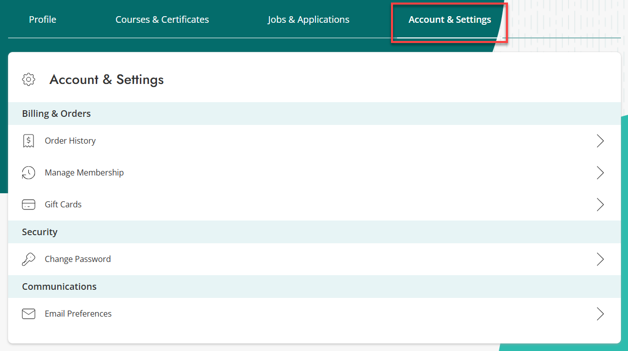 Updating Your Credit Card Information