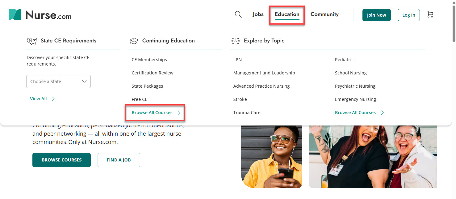 Adding and Starting Courses With a CE Membership