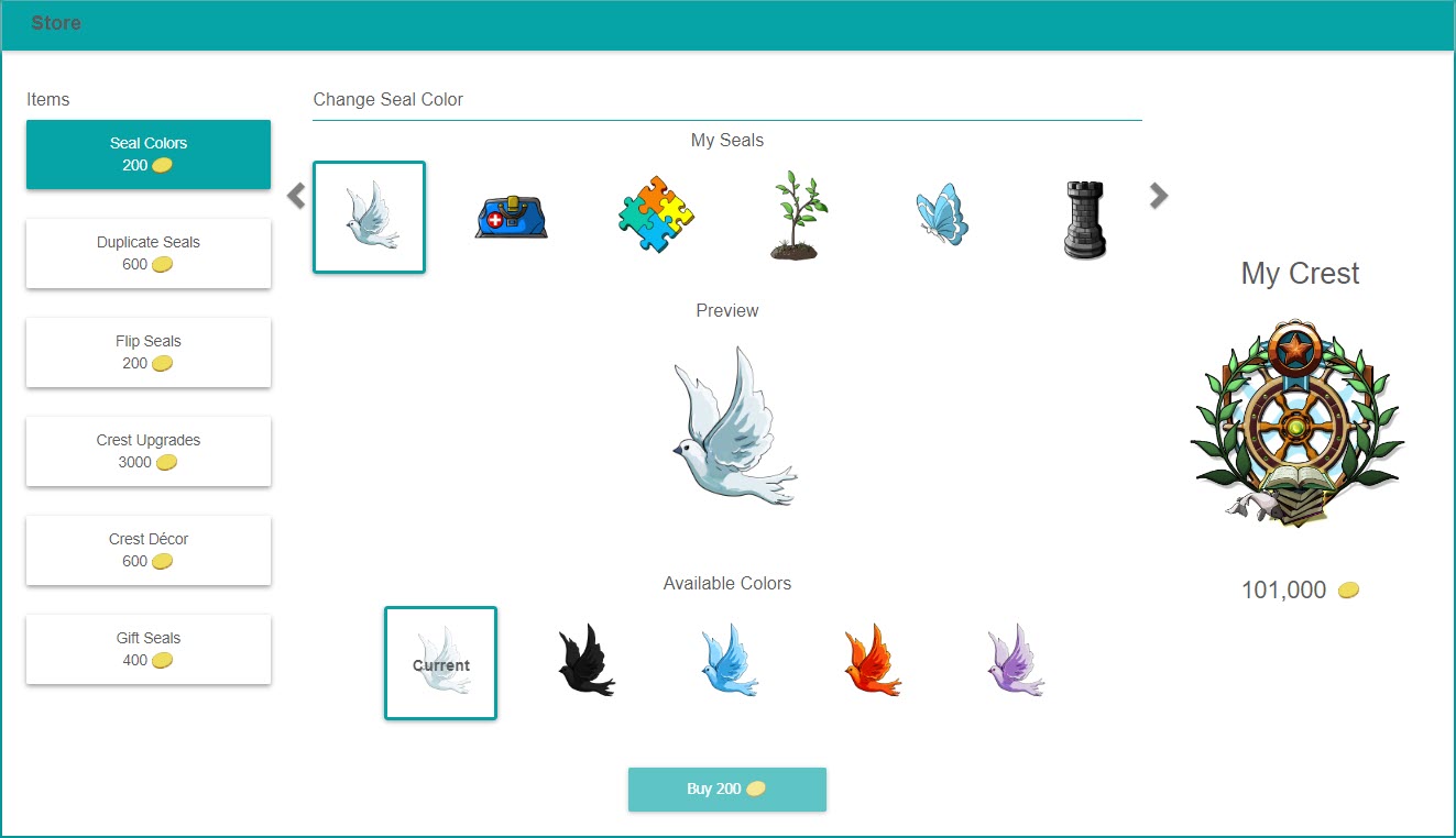 Learner Rewards: Coins and Levels